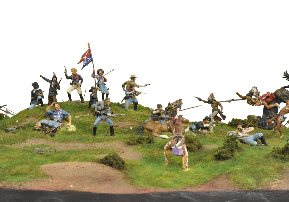 Custer s Last Stand DIORAMA BH1 1 1 32 Black Hawk Toy Soldier